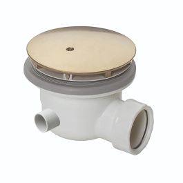 Shower waste 90 mm Brushed Brass | Aqualisa
